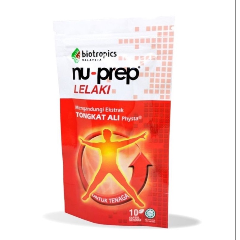NU PREP PHYSTA TONGKAT ALI LELAKI (TENAGA & STAMINA) Starter Pack 10's | Shopee Malaysia