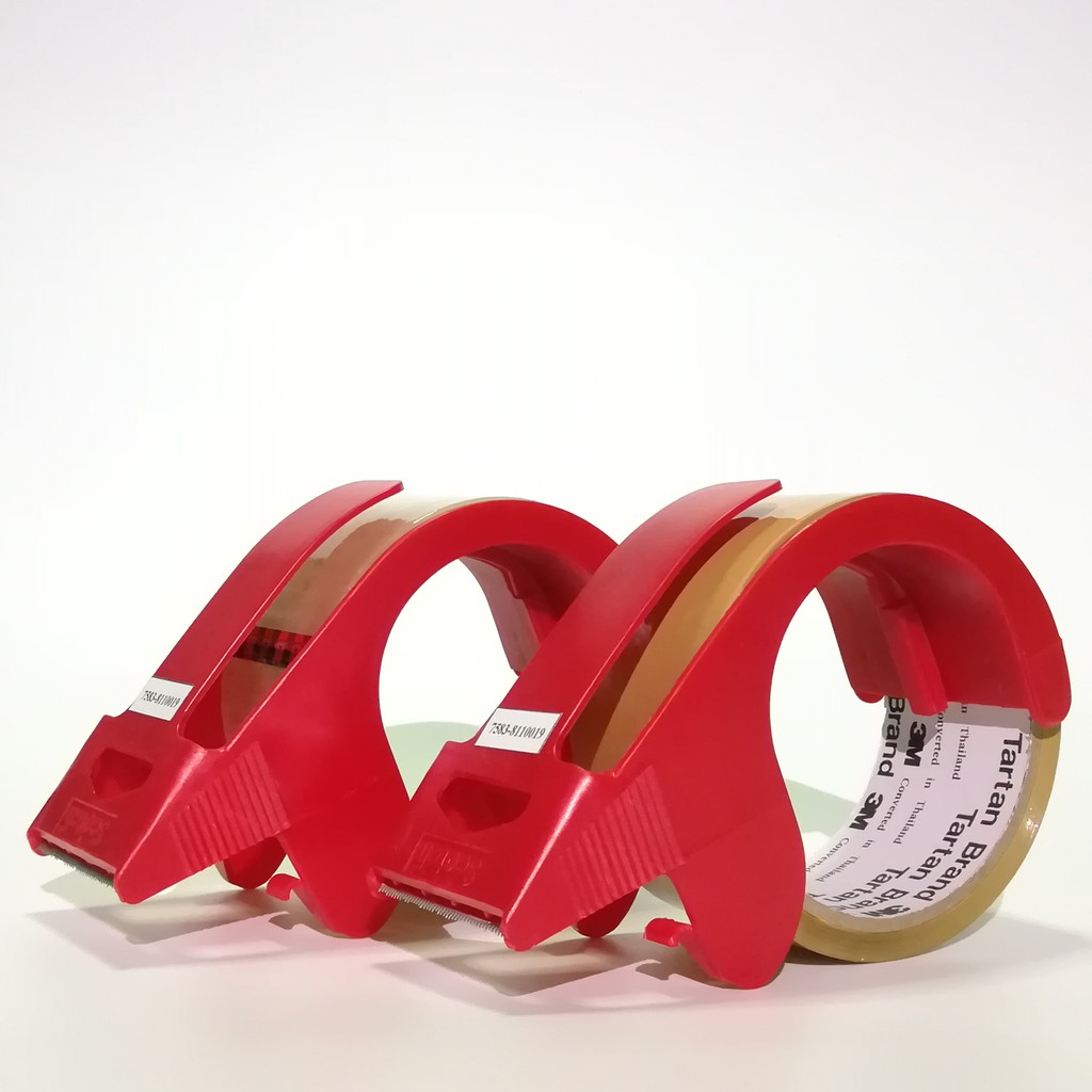 Transparent Tape Dispenser 3M305 Cutter Twin Pack (2pcs) | Shopee Malaysia