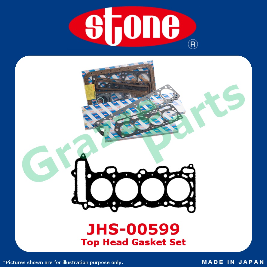 Stone 100% Made In Japan Top Head Gasket Set JHS-00599 for Nissan ...