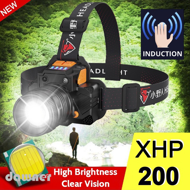 LED Super Bright Outdoor Night Headlamp 3 Mode Rechargeable USB ...