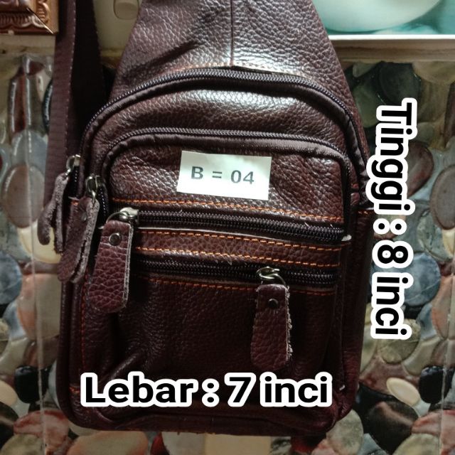 Beg kulit asli (silang) | Shopee Malaysia