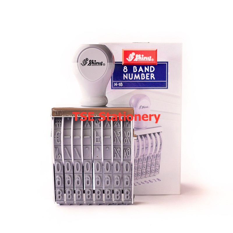 Shiny 8 Band Number Stamp / 8 Digits Numbering Chop N58 N48 N38 N28 N18 ...