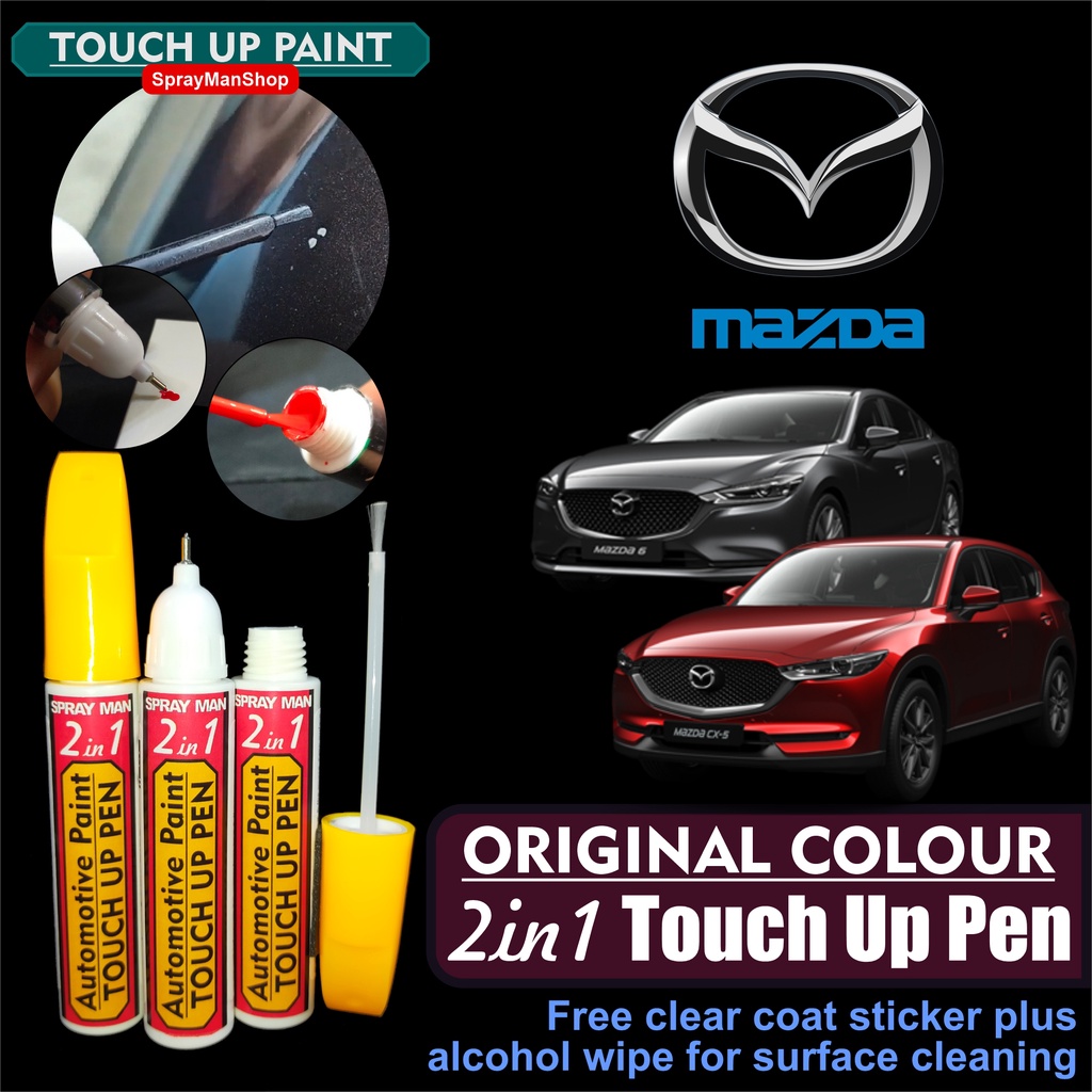 Mazda Touch Up Pen Original Factory Colour 2in1 (17ml) Pen And Brush ...