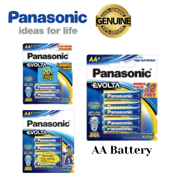 Panasonic AA Size Evolta Alkaline Battery AA | Shopee Malaysia
