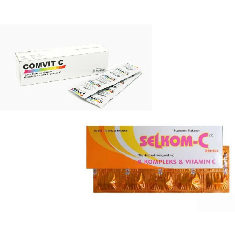 Selkom C/ Comvit C - vitamin C 500mg (1 box Contains 100 Capsules ...