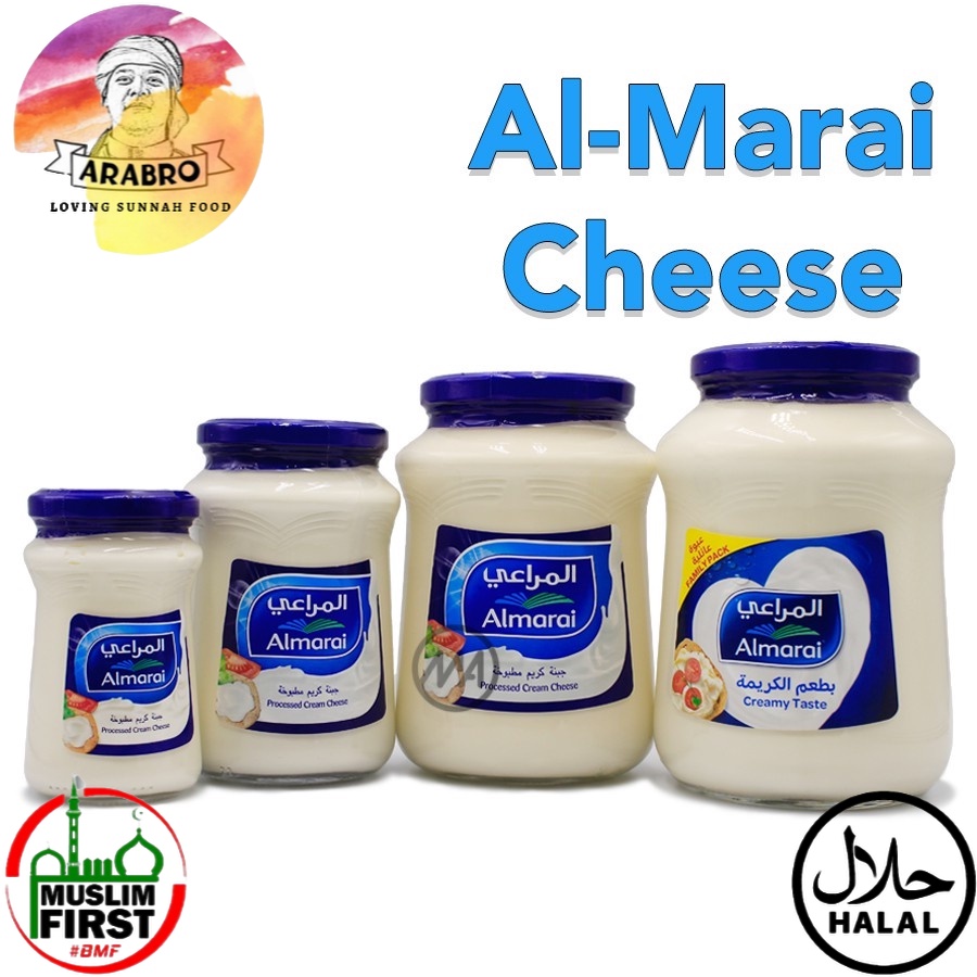 Ready Stock Arab & Halal Cheese Almarai Cream Cheese Size (900g+500g ...