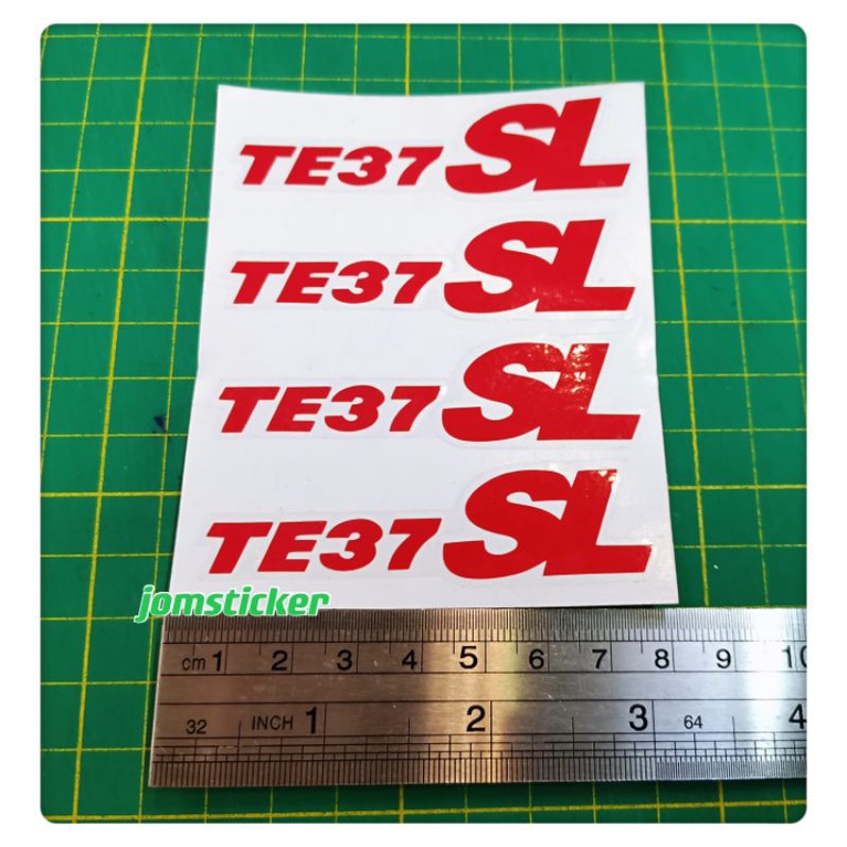 Sticker RAYS VOLK RACING TE37 SL RIM( sticker cutting) | Shopee Malaysia