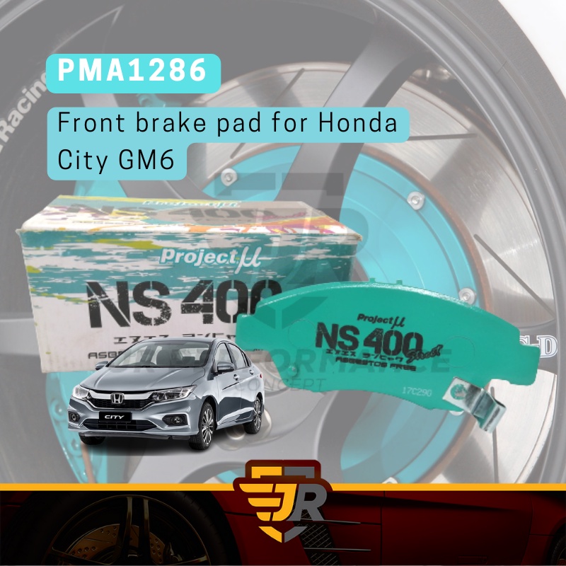 Project MU NS400 Front Rear Brake Pad Depan Belakang Car Brek Brake Pad ...
