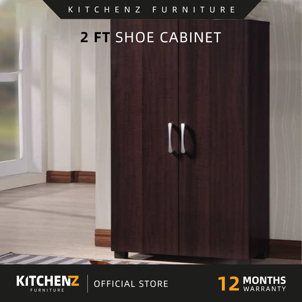 KitchenZ 2 Door High Shoes Cabinet JJ2088- L600 x W320 x H1240mm ...