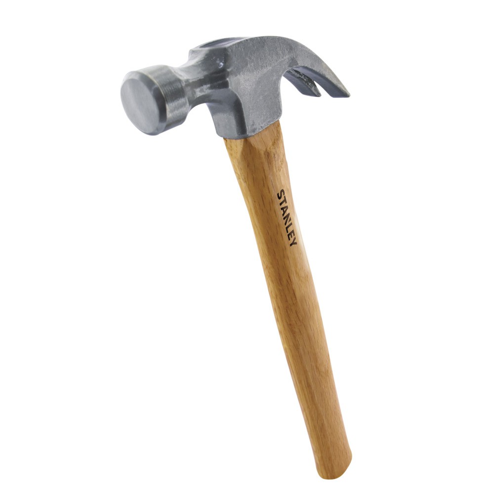 [100% ORIGINAL] STANLEY Wood Handle Claw Hammer / Tukul Besi 27mm 16oz ...