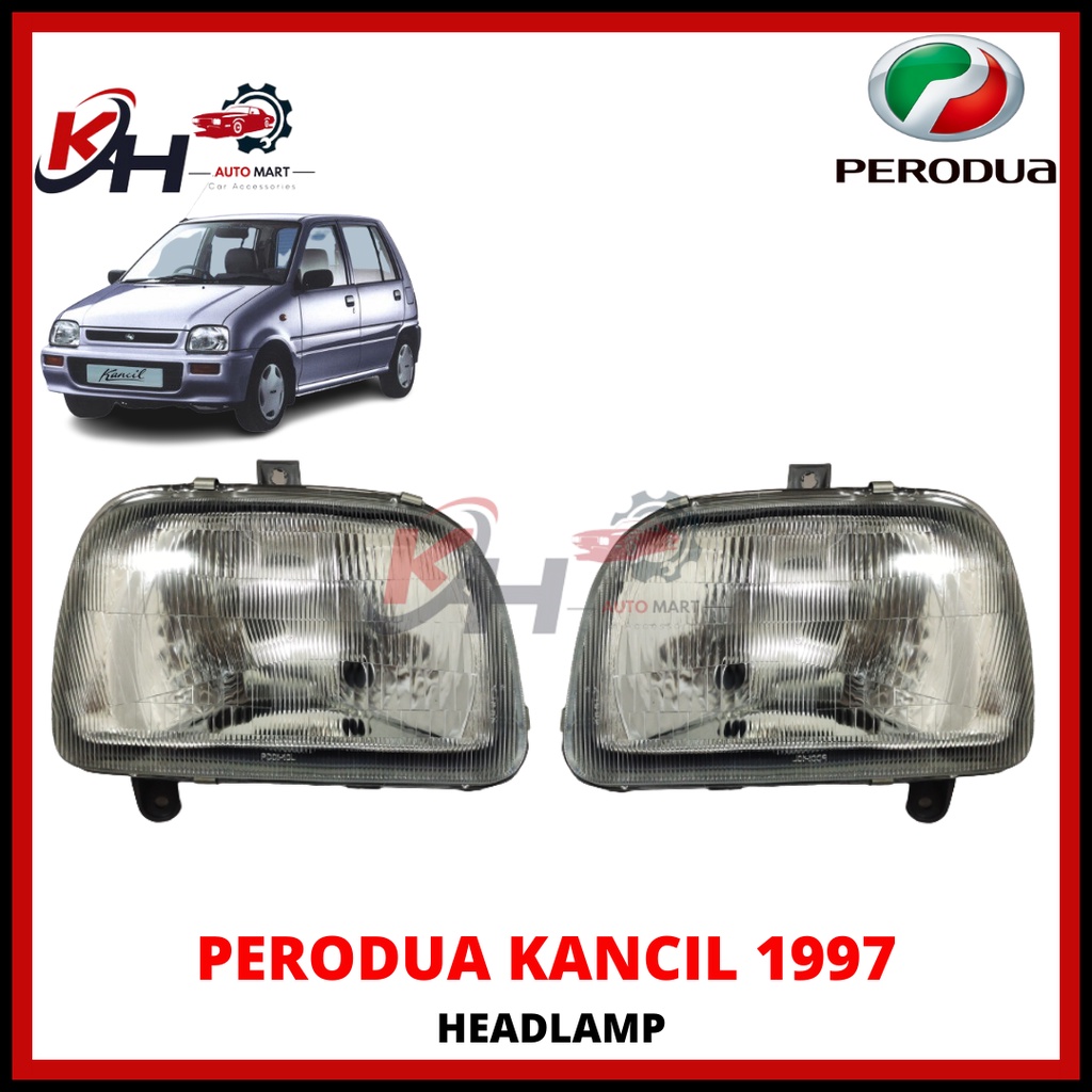 PERODUA KANCIL 94 660 850 HEAD LAMP LIGHT LAMPU DEPAN BESAR DRIVER ...