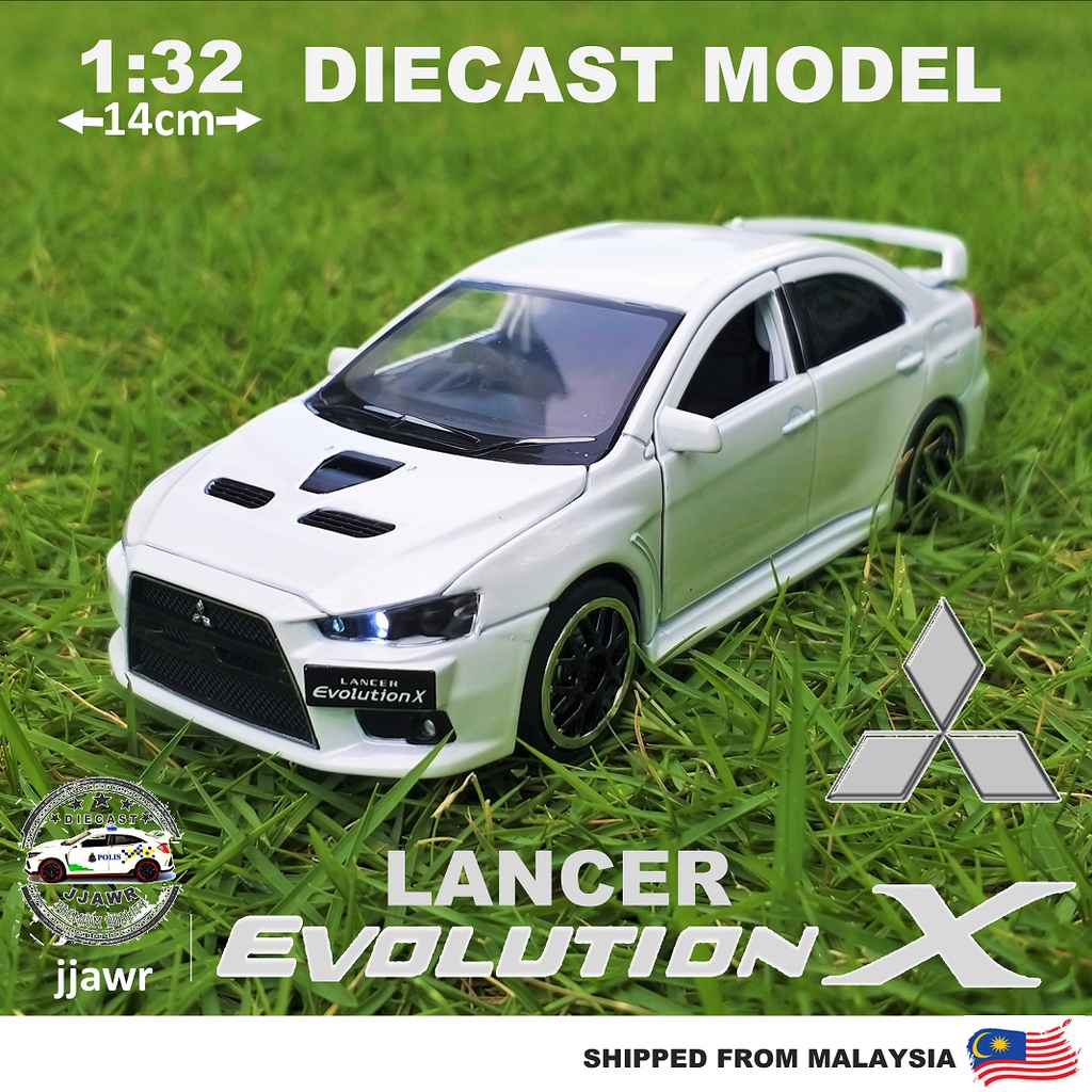 1:32 Mitsubishi Lancer Evo X Evo 10 Evolution X Model Diecast Toy Car ...