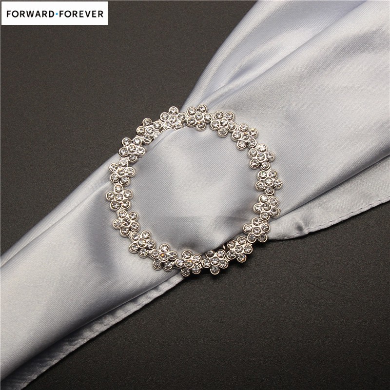 Big size Scarf Buckle Ring Alloy Crystal Buckle Fashion Scarf Ring ...