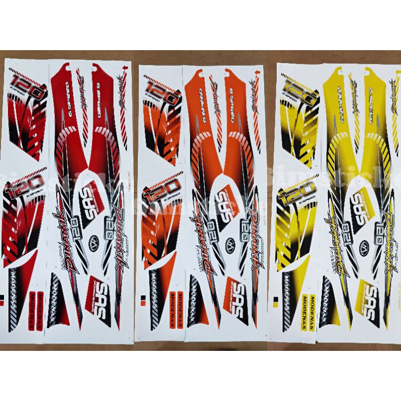 MODENAS DINAMIK 120 (1) BODY STICKER | Shopee Malaysia