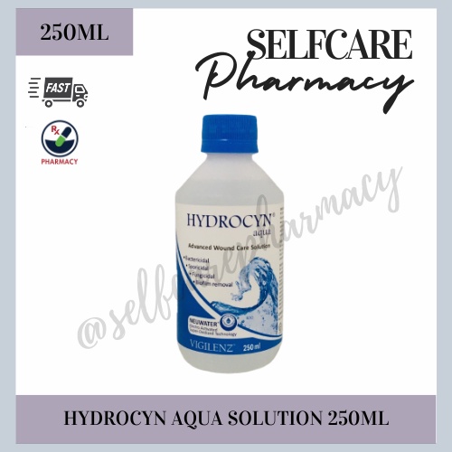 (250ML) HYDROCYN AQUA UNTUK CUCI LUKA/WOUND CARE SOLUTION | Shopee Malaysia