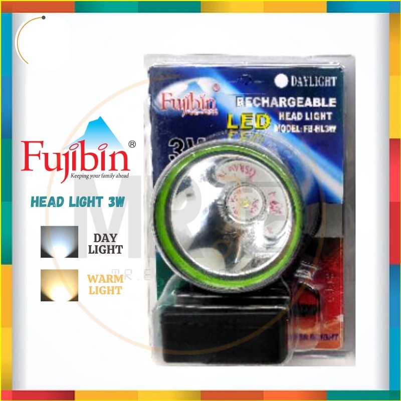 Lampu Kepala LED Headlight Rechargeable Lampu Suluh Kepala FUJIBIN Head ...