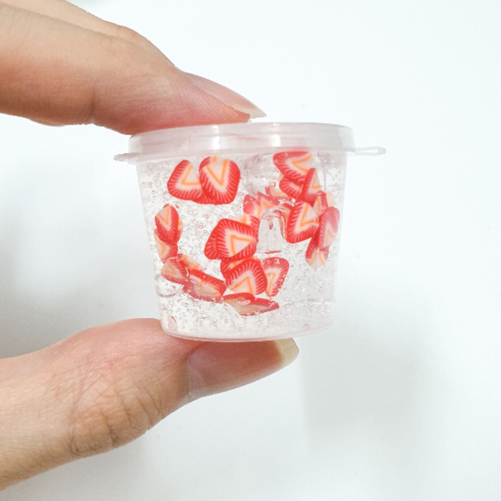 Colourful Cute Slime Murah Toys For Kids - Fimo Sprinkle Clear Slime ...