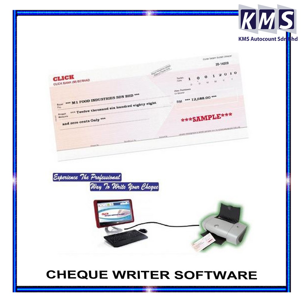 Cheque Writing System (Cheque Writer Software) | Shopee Malaysia