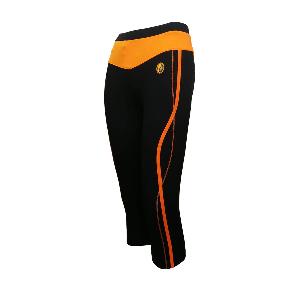 4 Parts Yoga Pants M.J. Sport Orange/black black/Orange | Shopee Malaysia