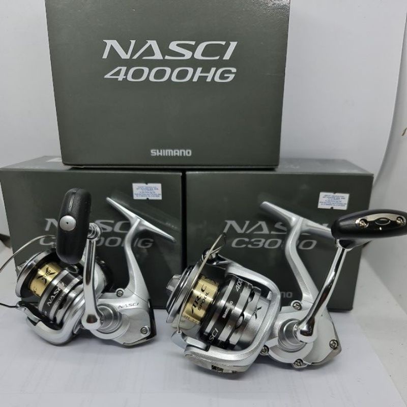 13 Shimano Nasci Spinning reel-c3000/c3000hg/4000hg | Shopee Malaysia