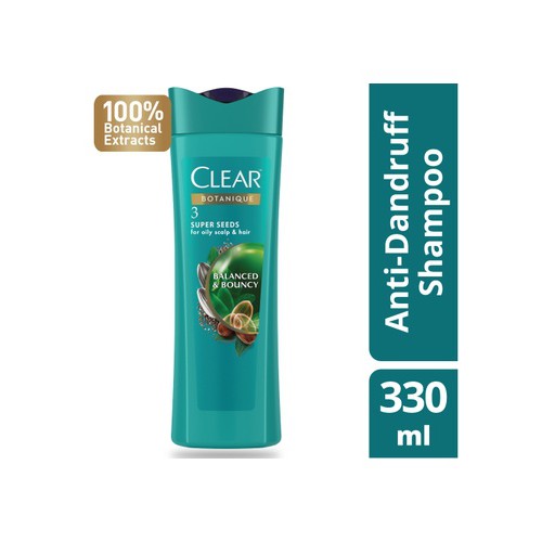 CLEAR BOTANIQUE SHAMPOO BALANCED & BOUNCY 330ML | Shopee Malaysia
