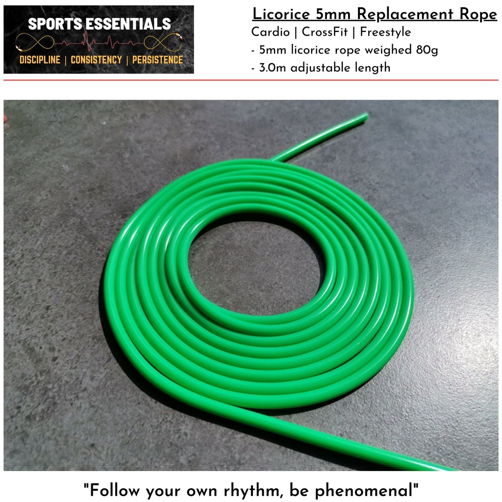 Own Your Rhythm 5mm Replacement Rope Freestyle Money Ropes Skipping ...