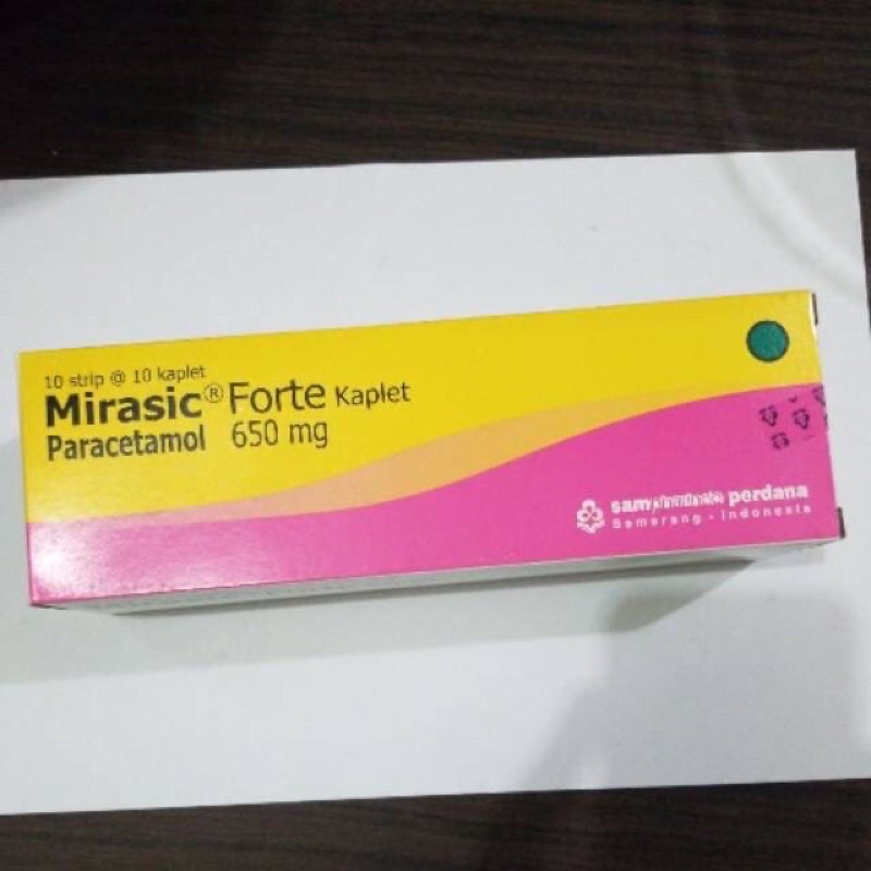 Mirasic FORTE 10 Strips | Fever Headache Medicine/mirasic forte box ...