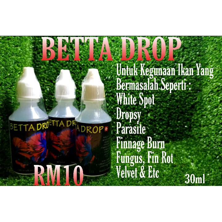 🔥READY STOCK🔥BETTA FISH DROP-WHITE SPOT-DROPSY-PARASITE-FINNAGE BURN ...