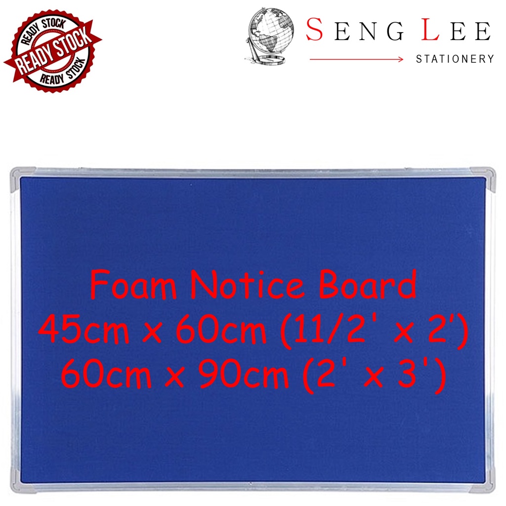 Feeyond Aluminum Frame Foam Notice Board | Shopee Malaysia