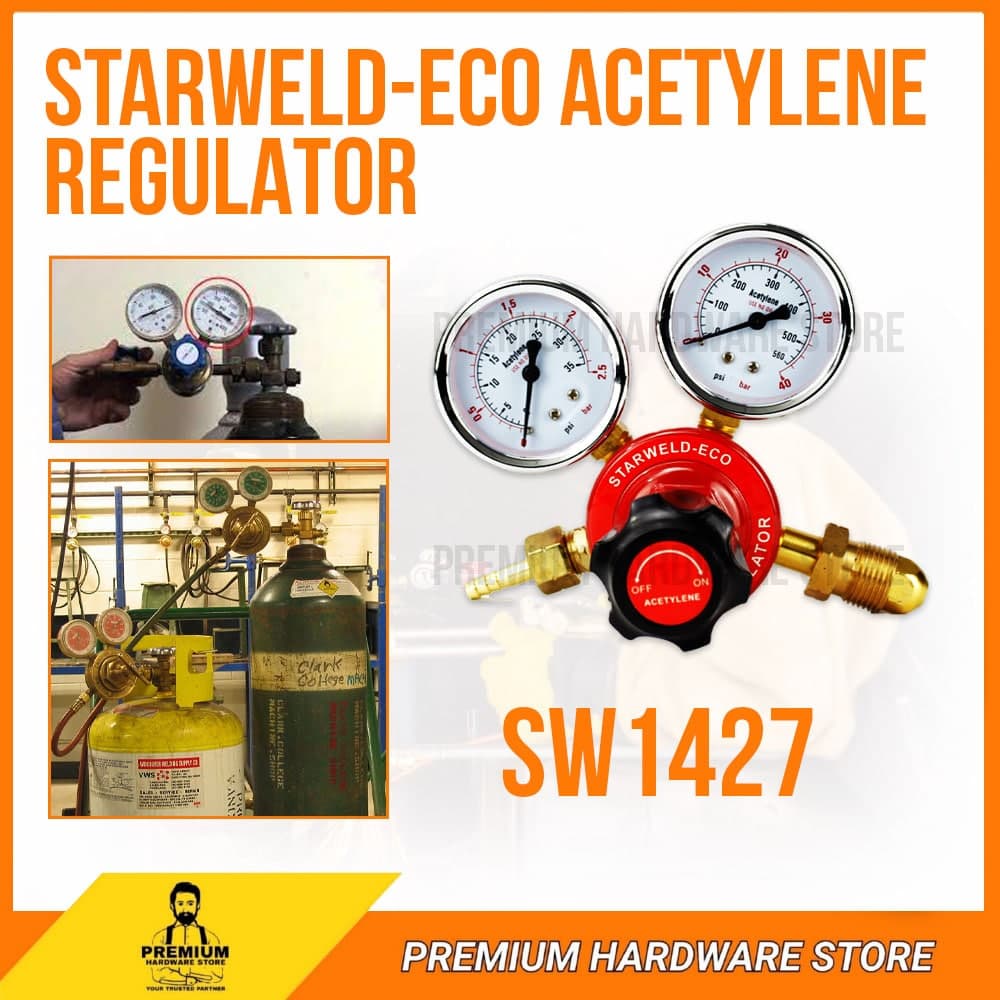 Acetylene Regulator SW1427 / Flow Meter / Welding Gas Regulator ...