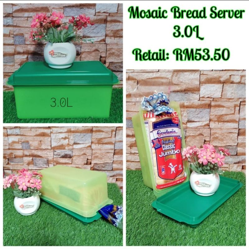 Ready Stock Tupperware: Mosaic Bread Server 3.0L | Shopee Malaysia
