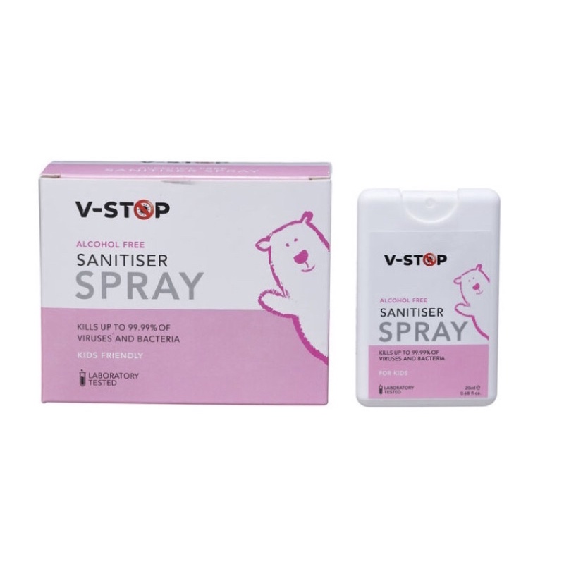 V STOP Sanitizer Antiviral and Antibacterial Alcohol Free Sanitizer ...