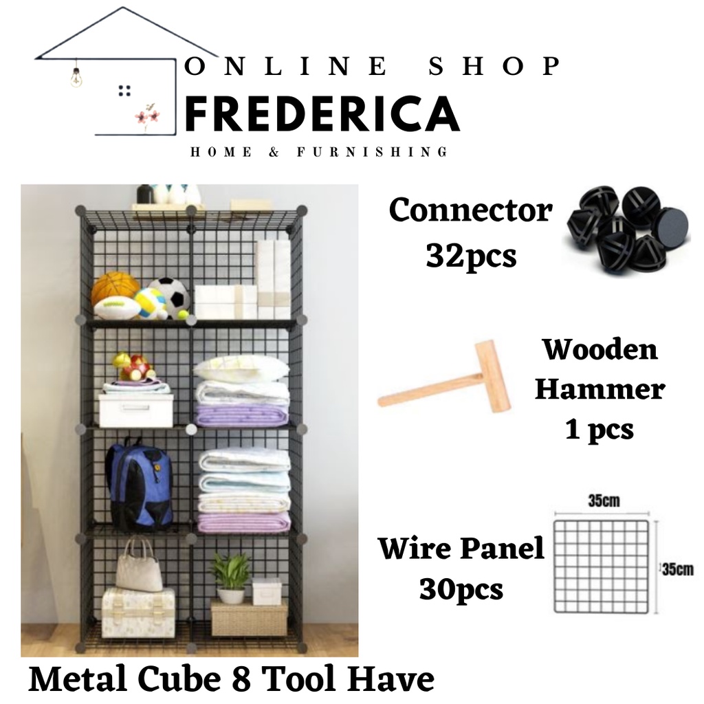Cube Storage/衣橱/Almari/Almari Baju/Rak Baju/Storage Rack/Storage ...