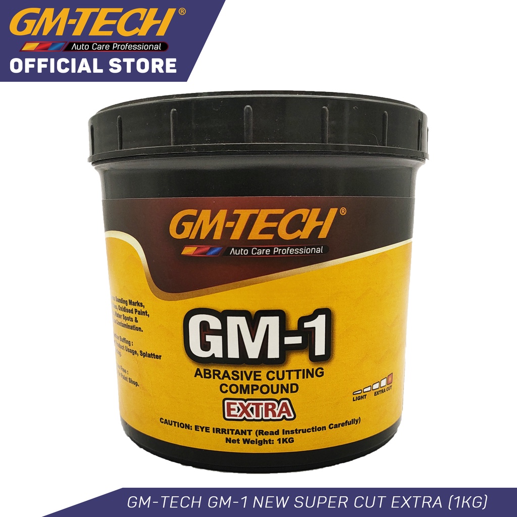 GM-TECH Abrasive Cutting Compound GM-1 New Super Cut Extra (1KG ...