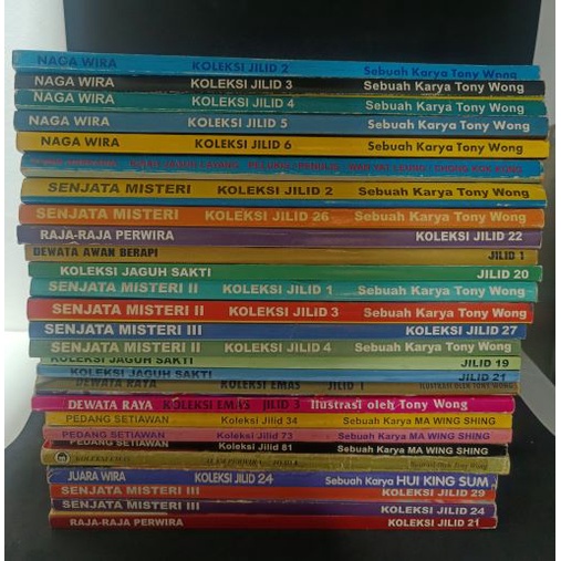 Komik HongKong - Senjata Misteri, Raja-Raja Perwira, Dewata Raya ...