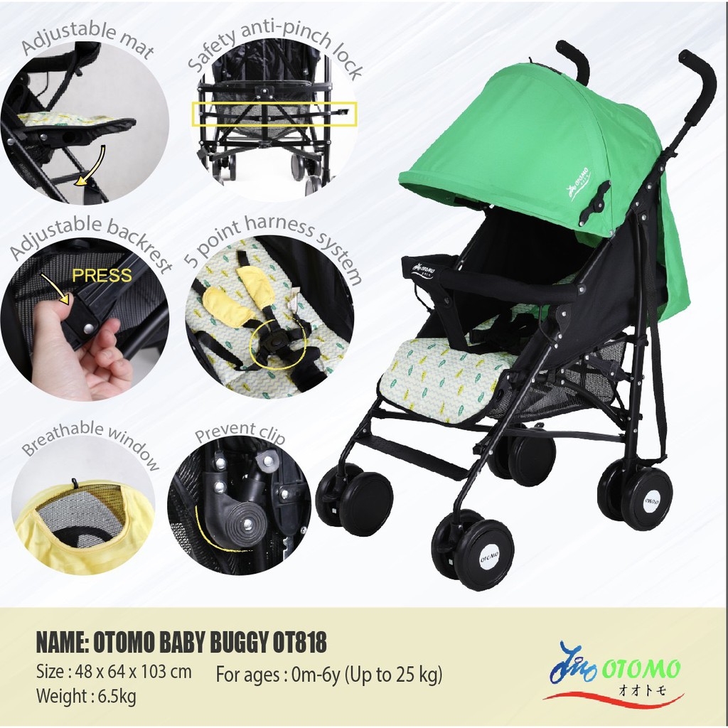 OTOMO AUTHORIZE Stroller Baby Travel Compact Bayi Lightweight Travel ...