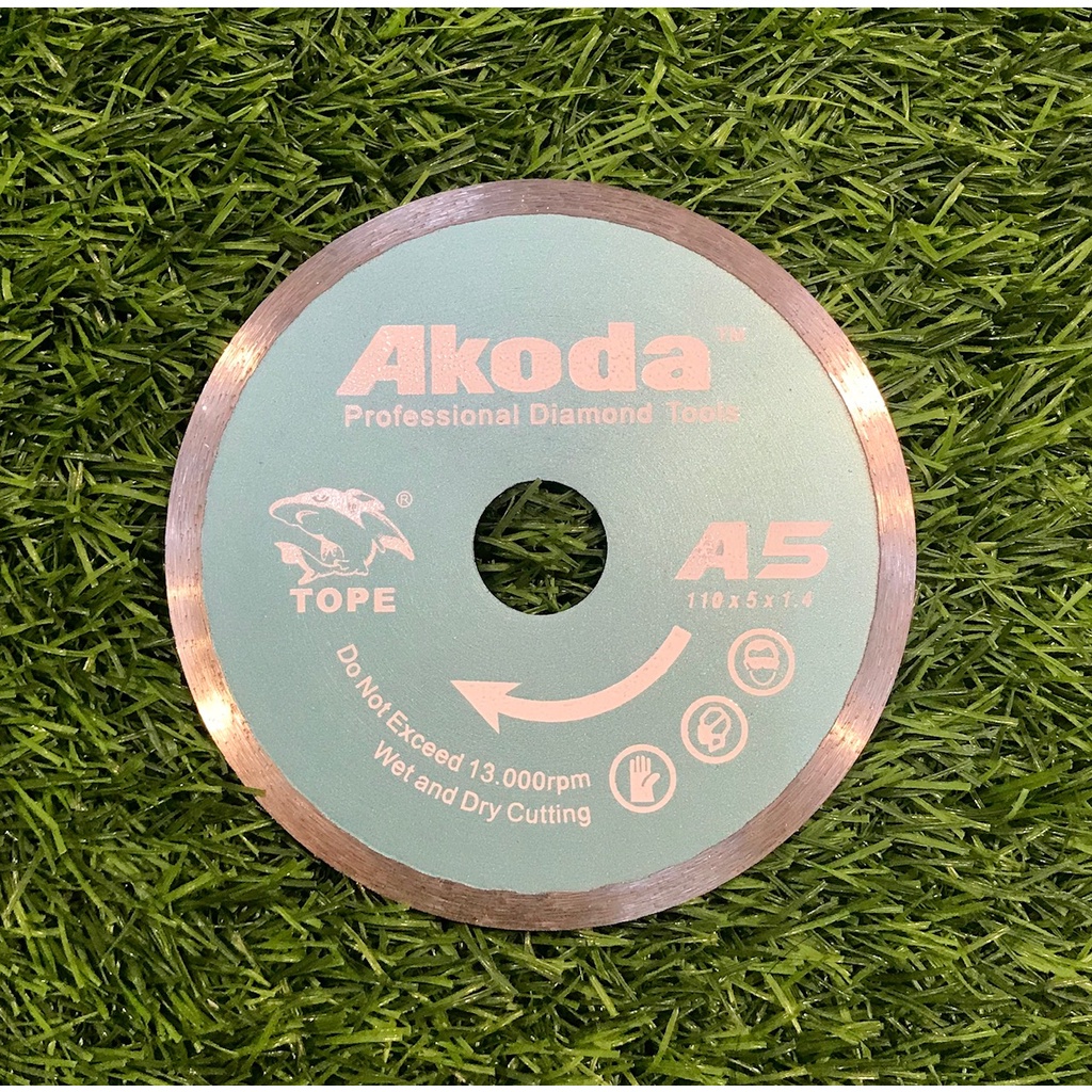 4" AKODA DIAMOND BLADE WET (GREEN) A5 | Shopee Malaysia