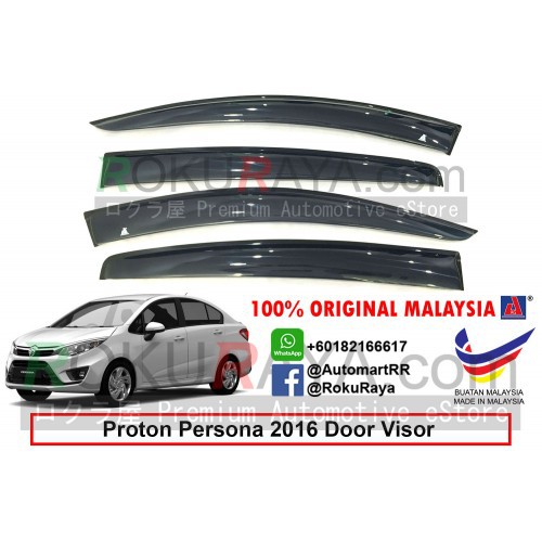 Proton Persona (2nd Gen) 2016 AG Malaysia Door Visor Rain Deflector Air ...