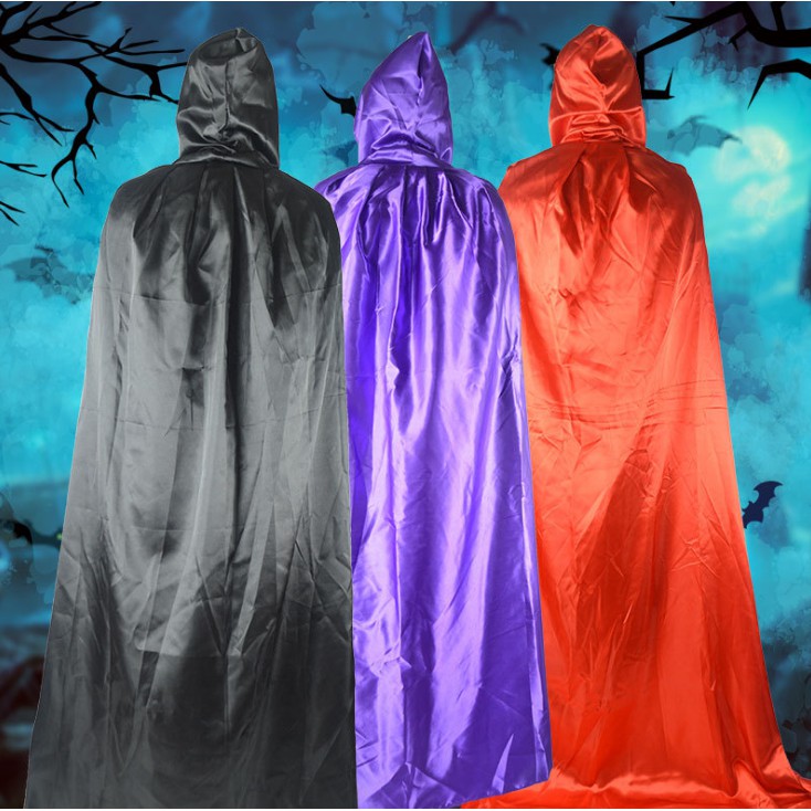 Halloween Robe Hooded Cape Cloak Men Dracula Death Vampire Source ...