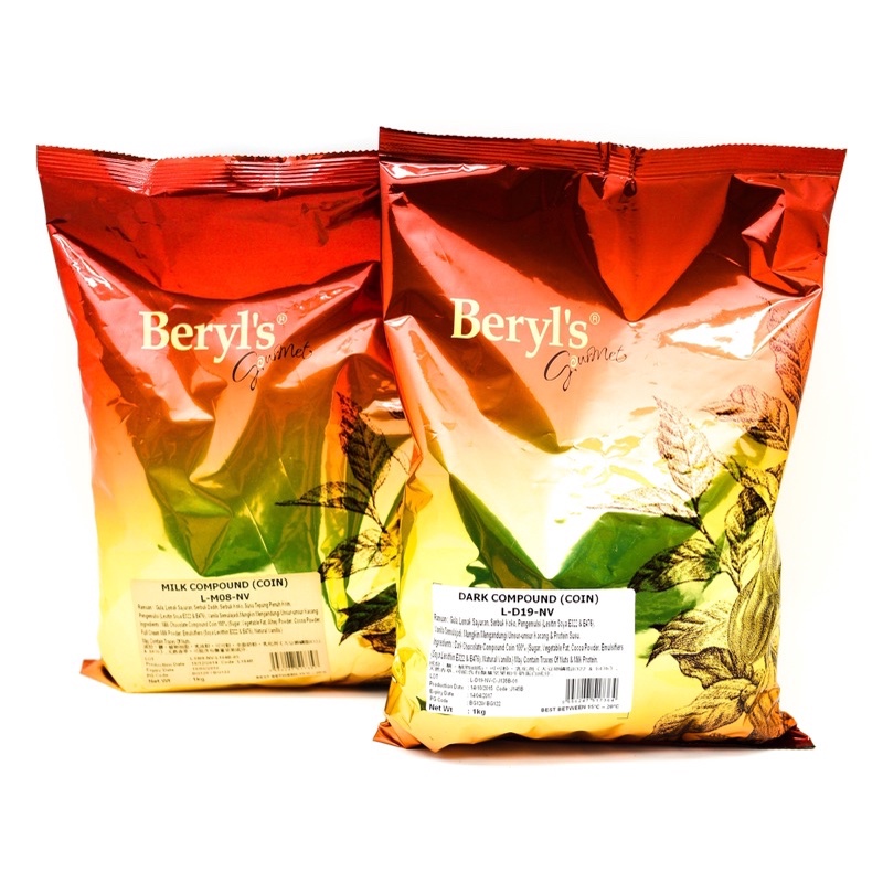 Beryls Chocolate Compound Coins 1.5kg / 1kg/ Beryl's 500gm baking ...
