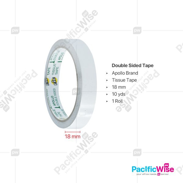 Apollo Double Sided Tape/Double Sided Tissue Tape/Self Adhesive Tape ...