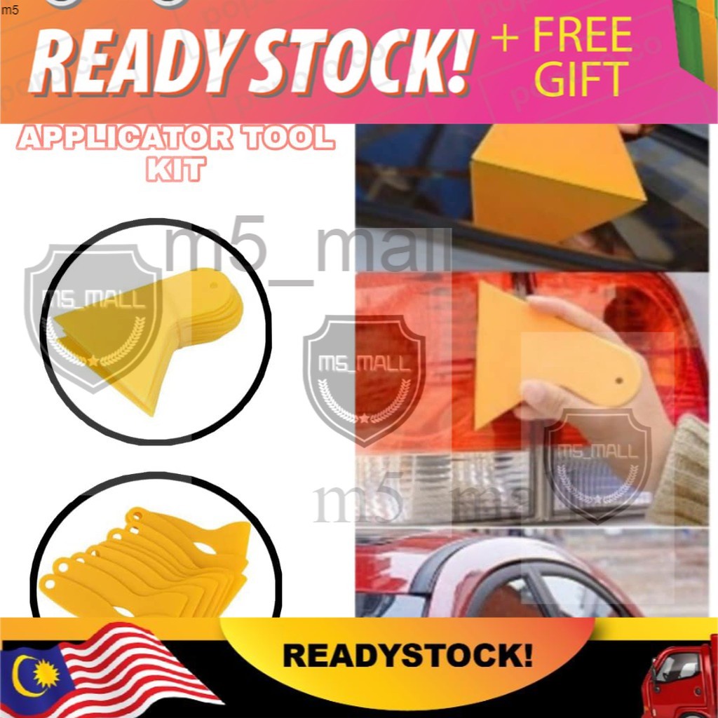 ! Car Window Vinyl Film Tint Tinted Sticker Scraper Applicator Tool Kit ...