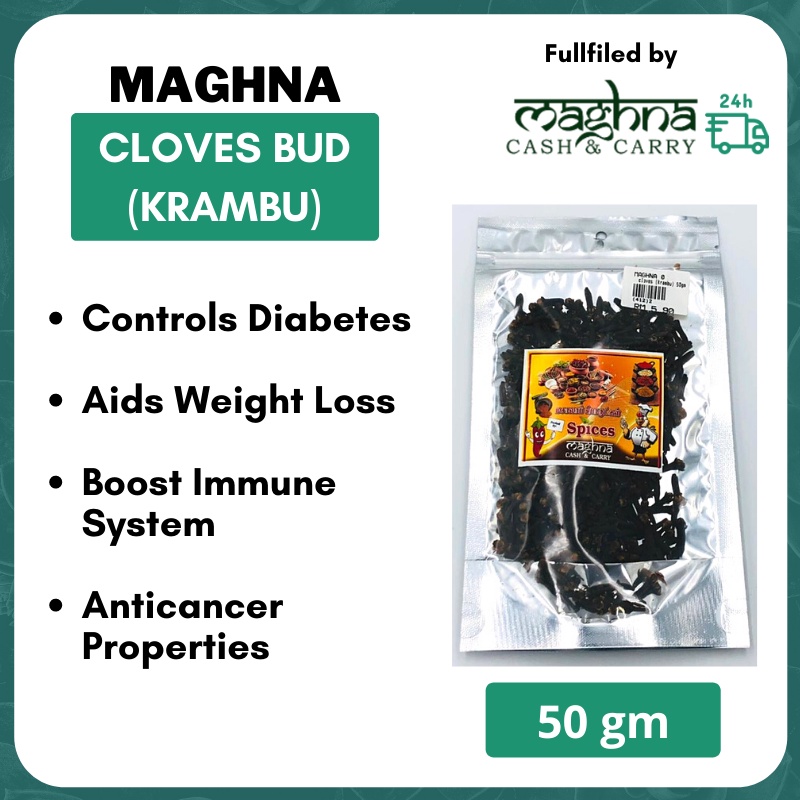Maghna Whole Cloves Buds (Krambu) - 1 Pack (50 gm) | Shopee Malaysia