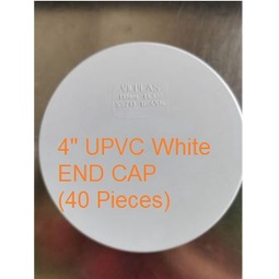 UPVC White Fitting End Cap 4inch 4" (110mm) (40pcs) | Shopee Malaysia