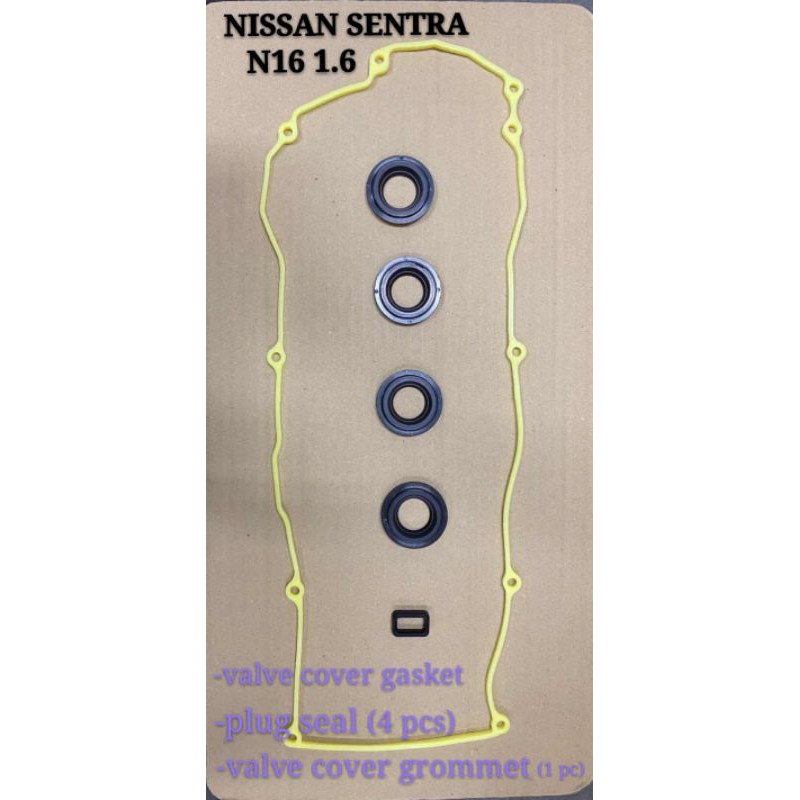**SILICONE**NISSAN SENTRA N16 1.6 1.8 VALVE COVER GASKET (10 SCREW ...