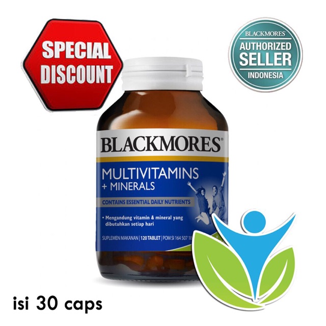 Blackmores Multivitamins+Minerals BPOM Kalbe - 30 Tablets | Shopee Malaysia