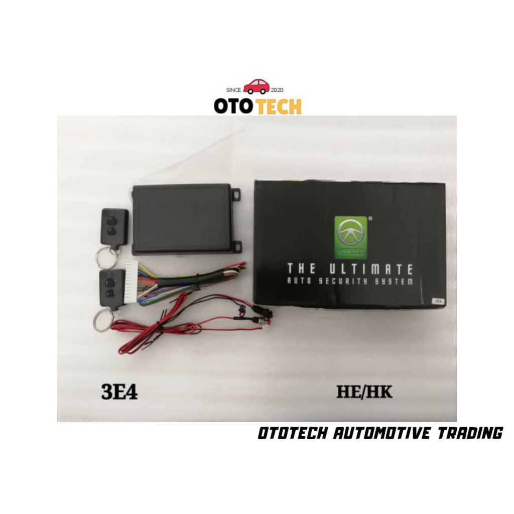 WHEELS Car Alarm System 13 PIN Vehicle Security (3E4-XC333)/ (3P4-XC333 ...