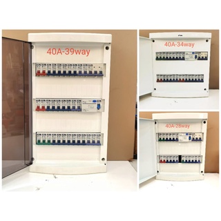 MAXGUARD Three Phase Full Set PVC DB Box Complete Set [2 Rows and 3 ...