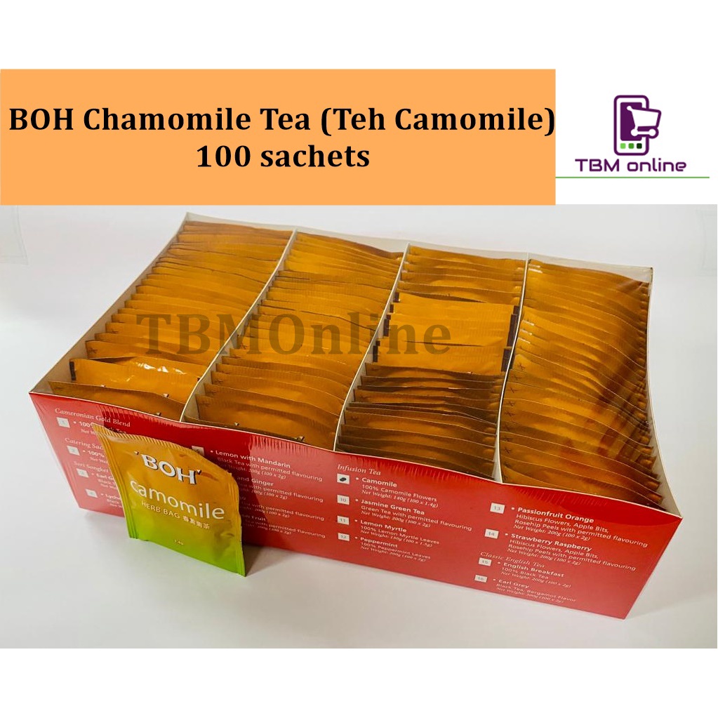 100's BOH Chamomile Tea Herb Bags/ Teh BOH Camomile (Uncang Herba ...