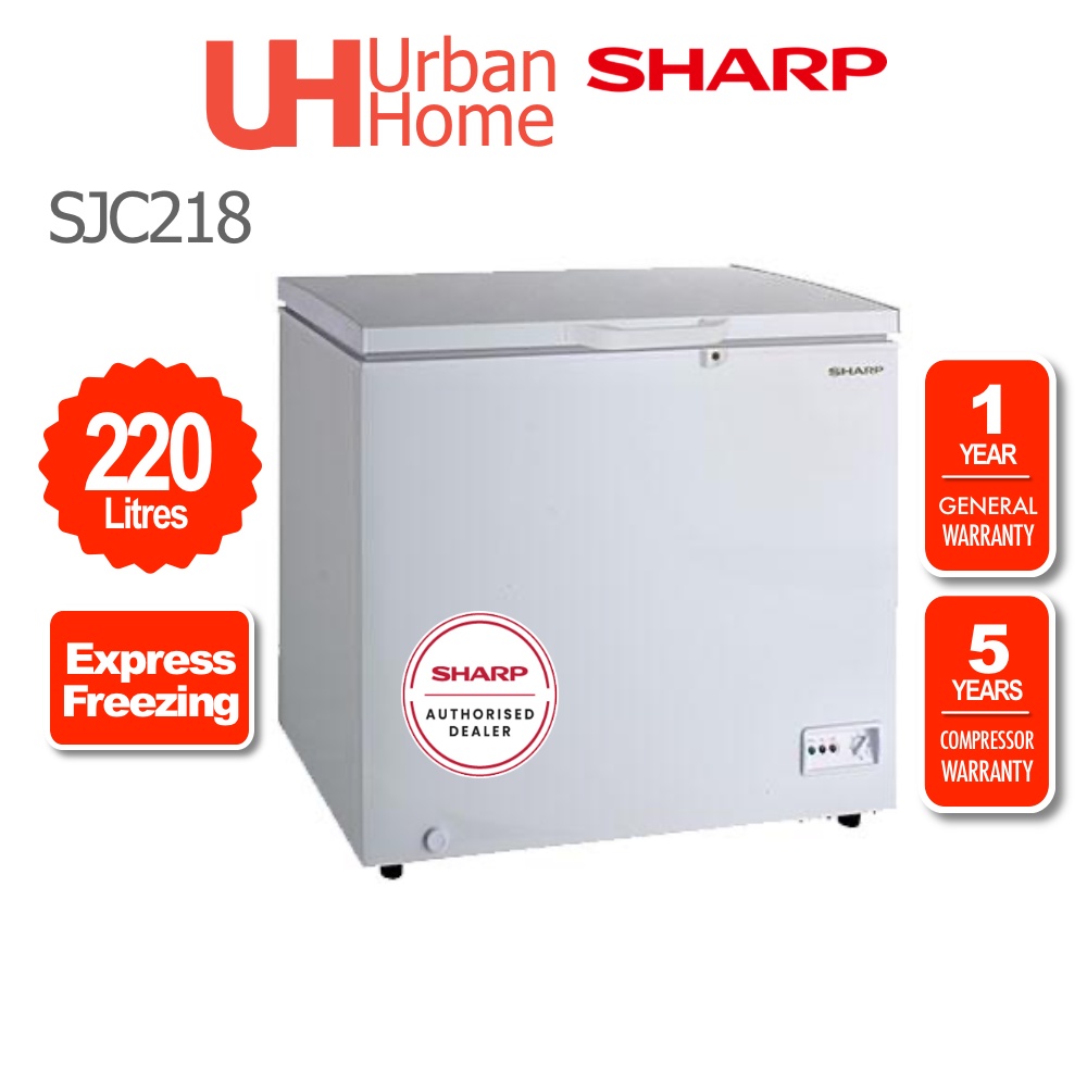 Sharp Chest Freezer Dual Mode (220L) SJC218 | Shopee Malaysia